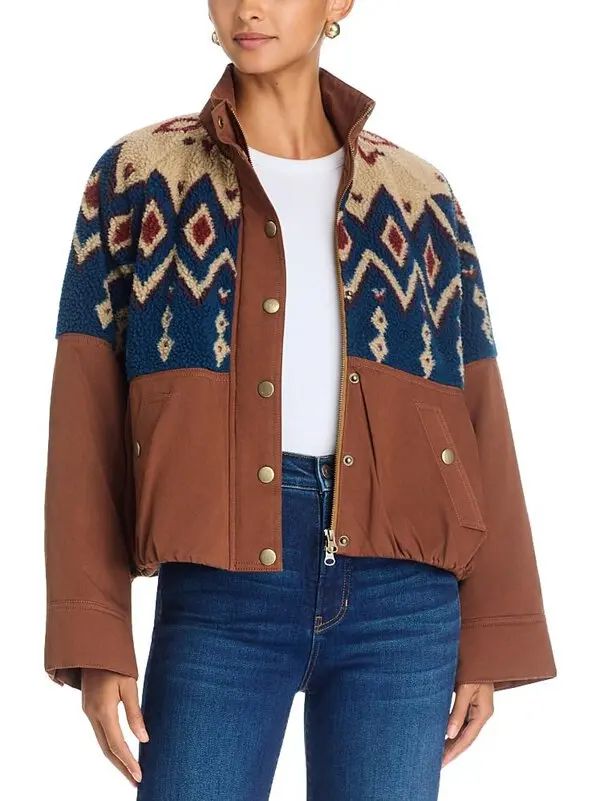 Veronica Beard Knoll Cotton Jacket - Deep Ochre