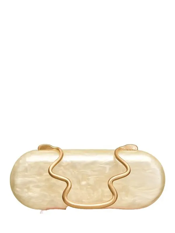 Cult Gaia Ilaria Clutch - Ivory