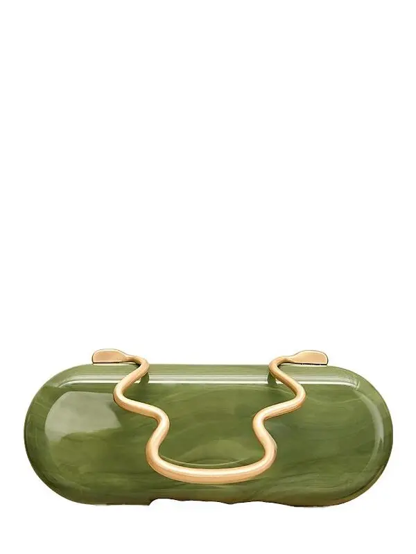 Cult Gaia Ilaria Small Clutch - Rosemary Multi