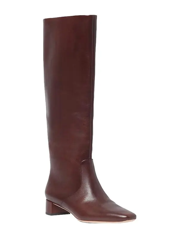LOEFFLER RANDALL Indy Leather Knee High Boots - Espresso