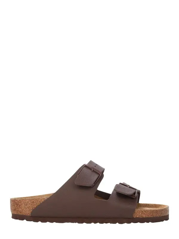 BIRKENSTOCK Dual-strap Slide Sandal - Brown