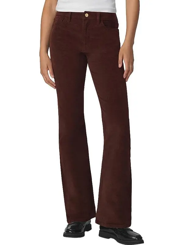 Joe's Jeans The Inez High Rise Flare Corduroy Jeans - Chocolate