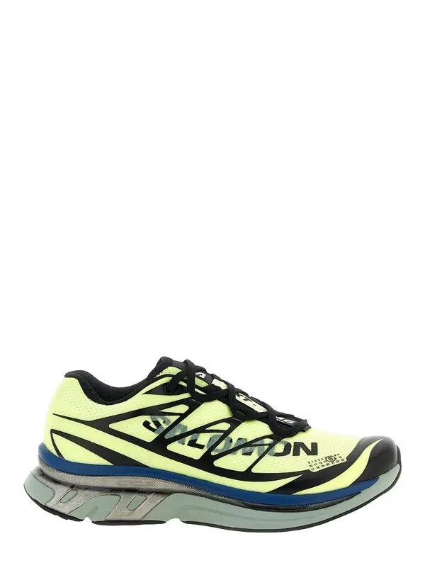 MM6 MAISON MARGIELA X SALOMON Collaboration Lace-up Sneakers In Technical Mesh - Yellow