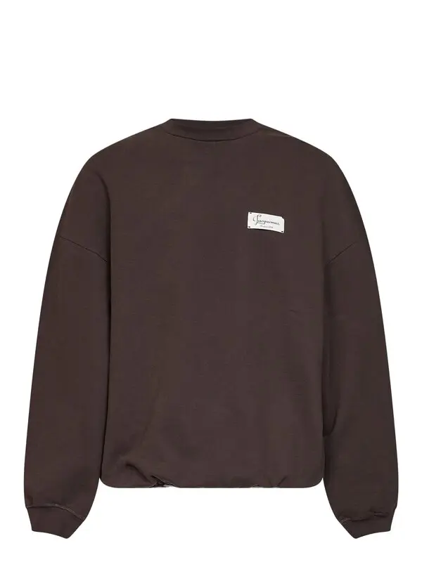 Jacquemus Brown Cotton The Montaigne Crewneck Sweatshirt - Multicolor