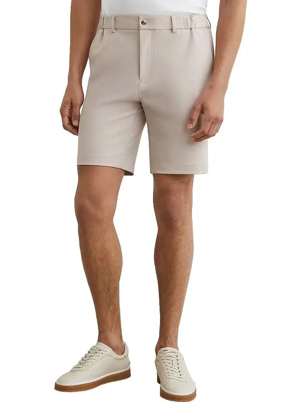 REISS Drill 9 Shorts - Stone