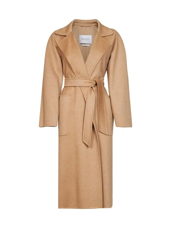 Max Mara Camel Ready Icon Coat Belted Coat - Multicolor