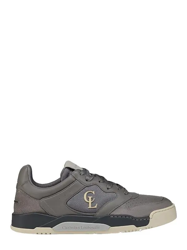 CHRISTIAN LOUBOUTIN Bsktball 1 Retro Low Sneakers - Phantom Grey