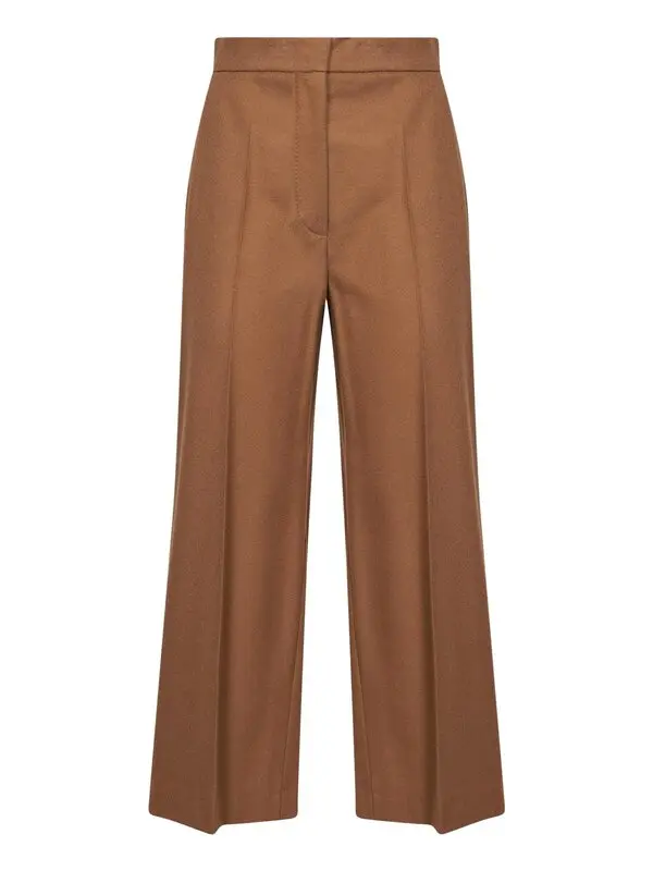 Max Mara Wool Culotte Trousers - Multicolor
