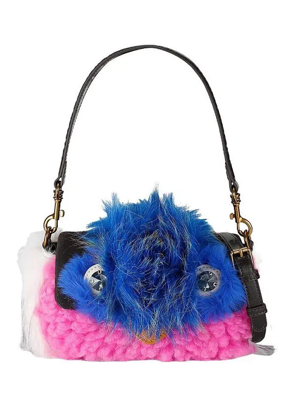 Kurt Geiger Oxford Mini Faux Fur Mascot Shoulder Bag - Open Miscellaneous