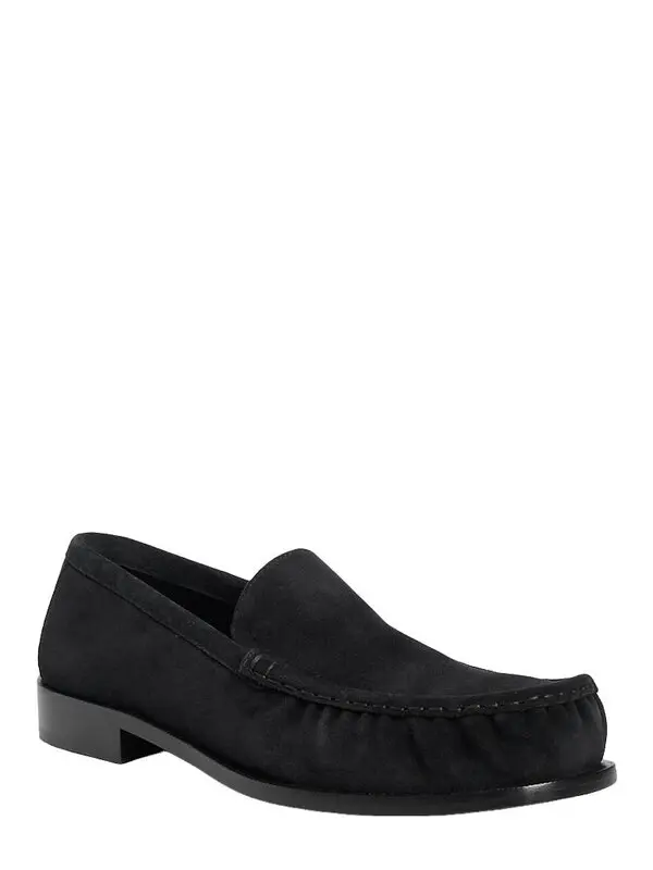 Dries Van Noten Suede Loafers - Black