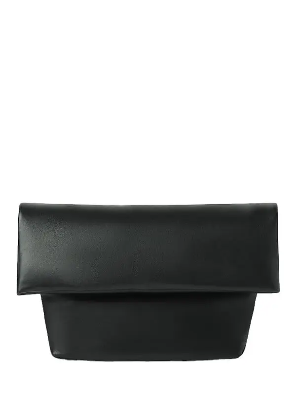 A.L.C. Finn Puffer Leather Clutch - Forest
