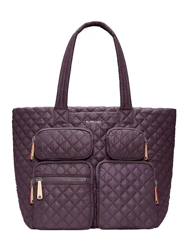 Mz Wallace Large Metro Travel Tote - Raisin