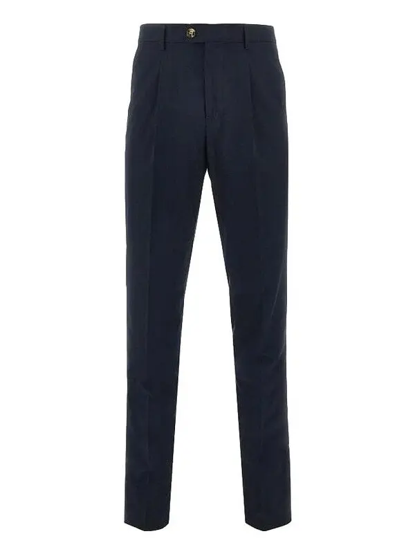 Brunello Cucinelli Cotton Twill Pants - Blue