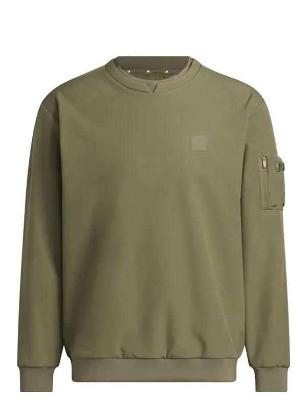 Adidas Climawarm Brushed Sweatshirt Asia Sizing - Olive Strata
