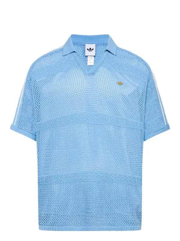 Adidas Resort Polo U Shirt Asia Sizing - Clear Sky