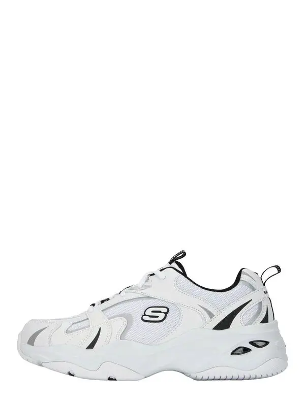 Sketchers D'lites 4.0 Low Top Sneakers - White/black
