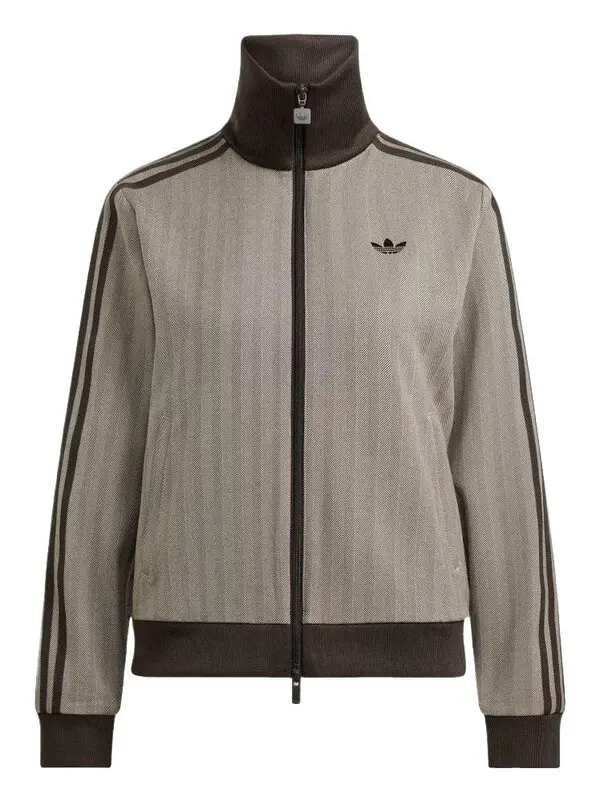 Adidas Originals Track Top Tweed Jacket - Light Brown
