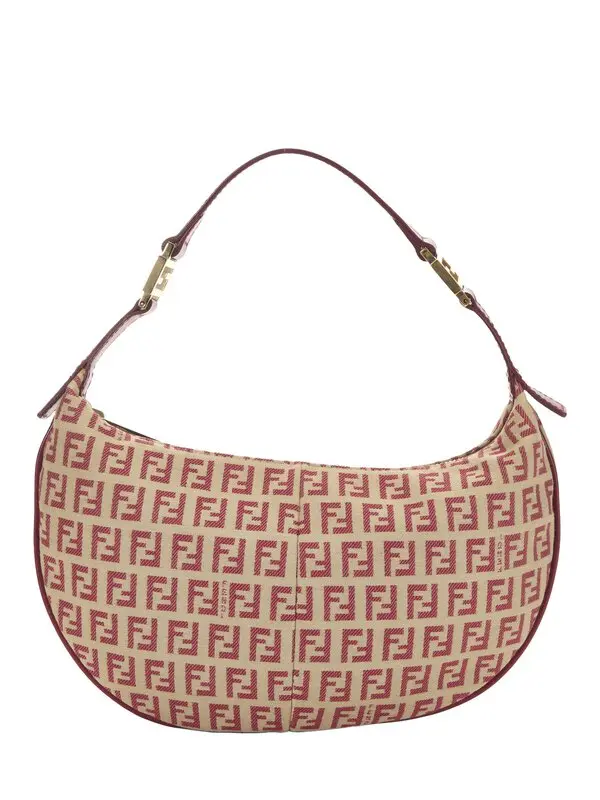 Fendi Zucchino Hobo Mini - Red