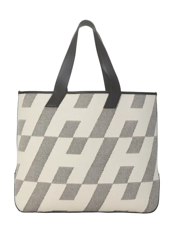Hermès Cabas H En Biais Tote 40 - Black