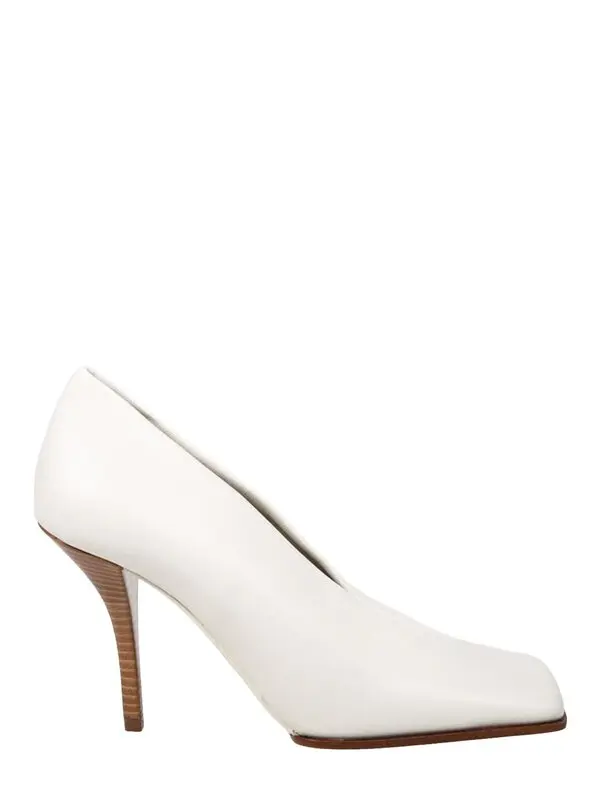 Alaïa Leather Pumps - Cream