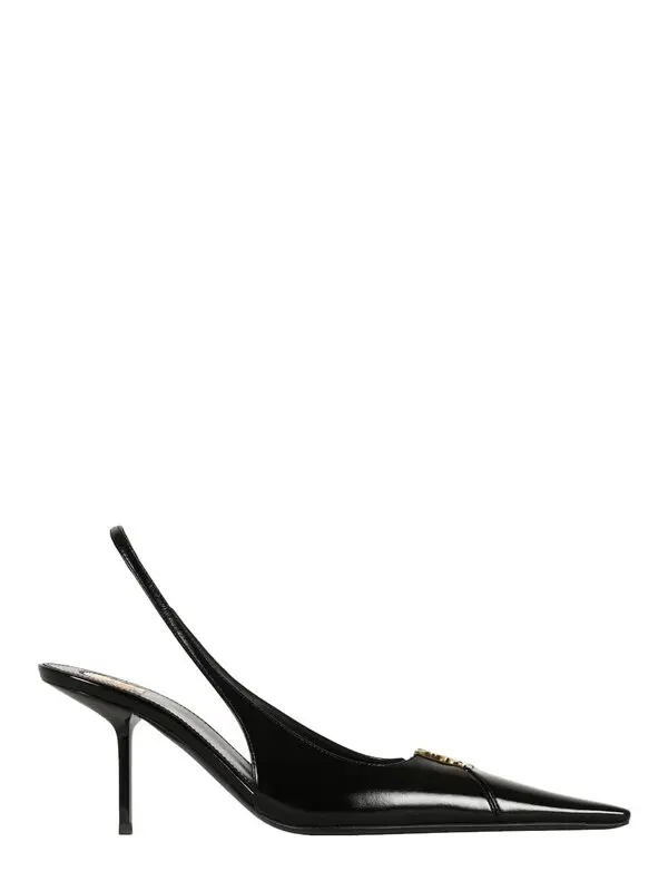 Saint Laurent Slingback High Heel Pumps - Black