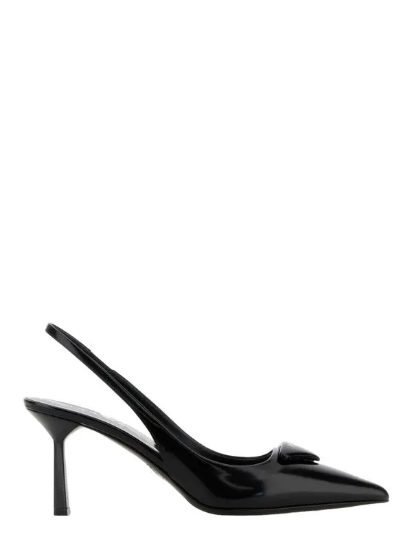 Prada Slingback High Heel Pumps - Black