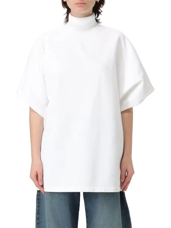 Alaïa High Neck Top - White