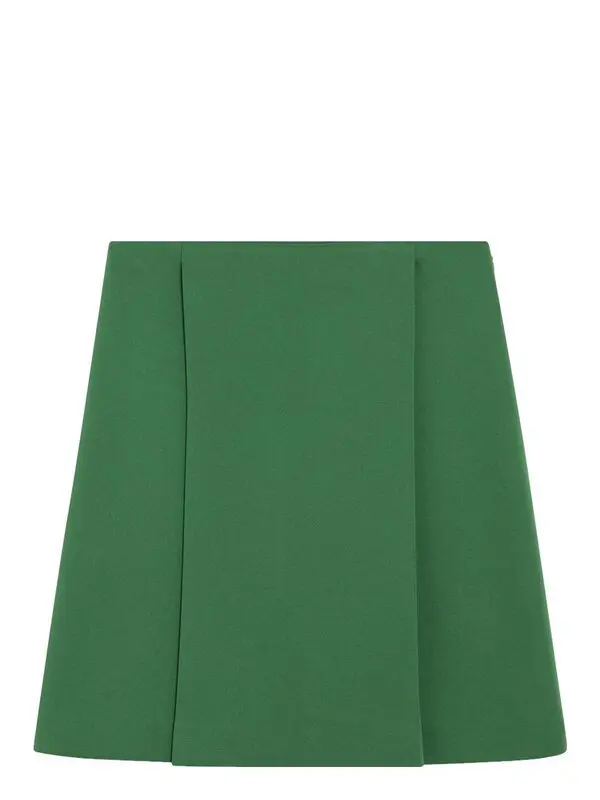 Miu Miu Technical Jersey Skirt - Green