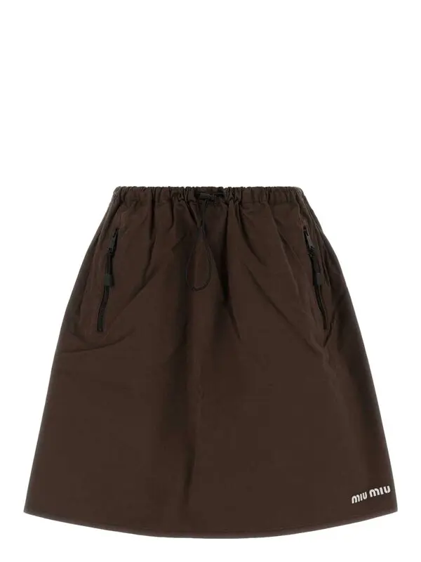 Miu Miu Drawstring Waist Skirt - Multicolor