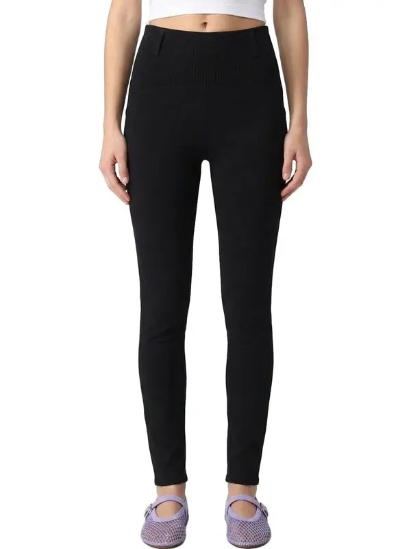 ALAIA Toteme Stretch Fabric Leggings - Black