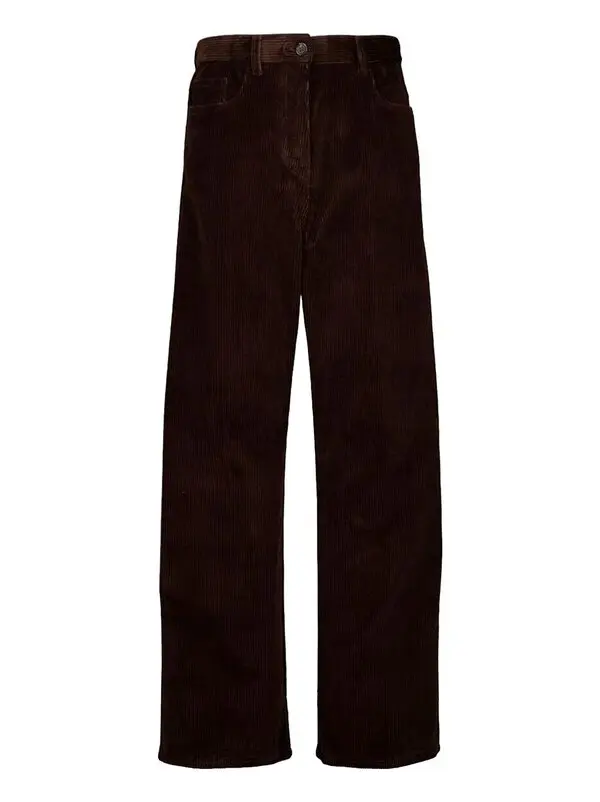 Miu Miu Corduroy Trousers - Brown