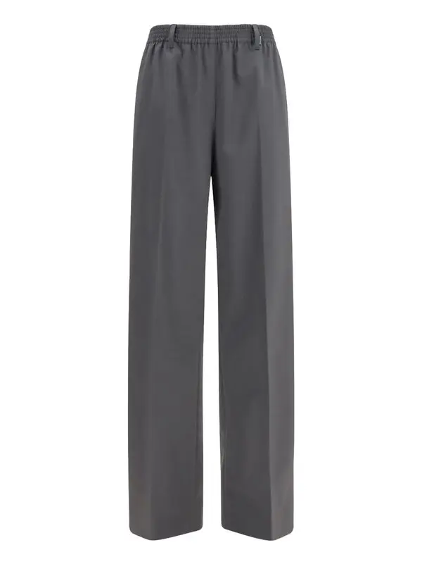 Miu Miu Fall/winter 2026/2027 Charcoal Tailored Wide Leg Pants - Multicolor