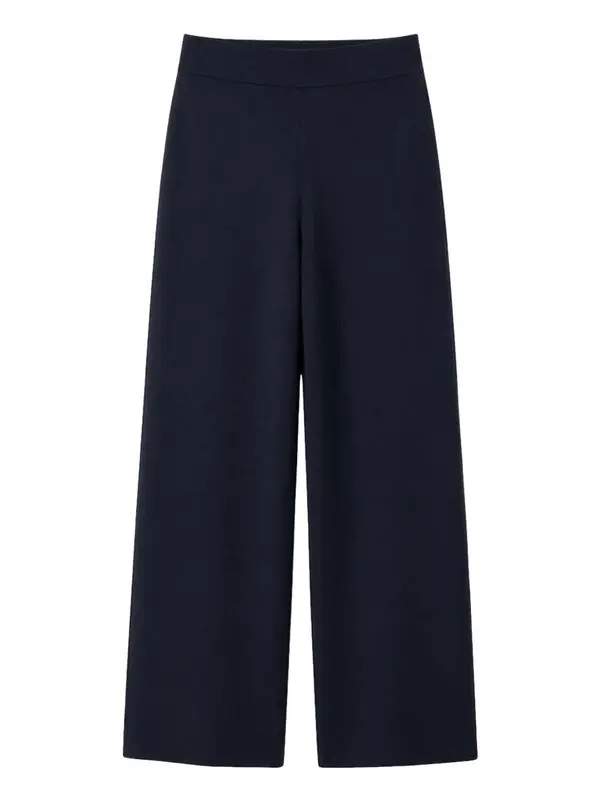 Max Mara Tailored Wide Leg Trousers - Blue
