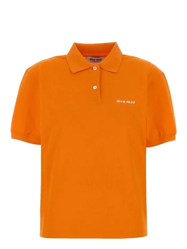 Miu Miu Polo Shirt - Orange