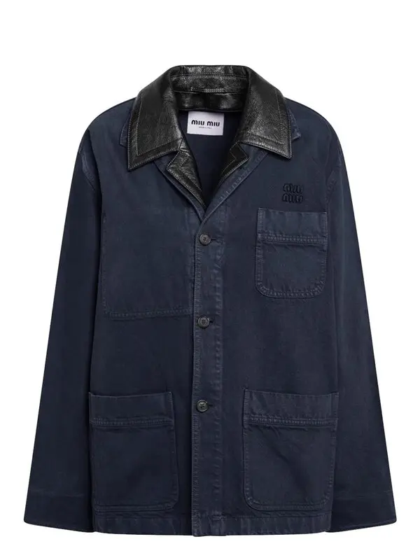 Miu Miu Cotton Jacket - Gray