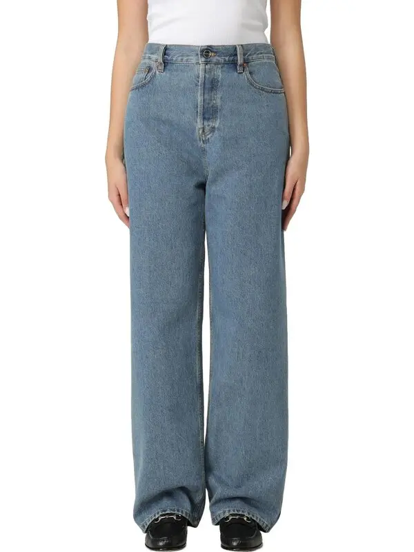 Gucci High Rise Straight Leg Jeans - Blue