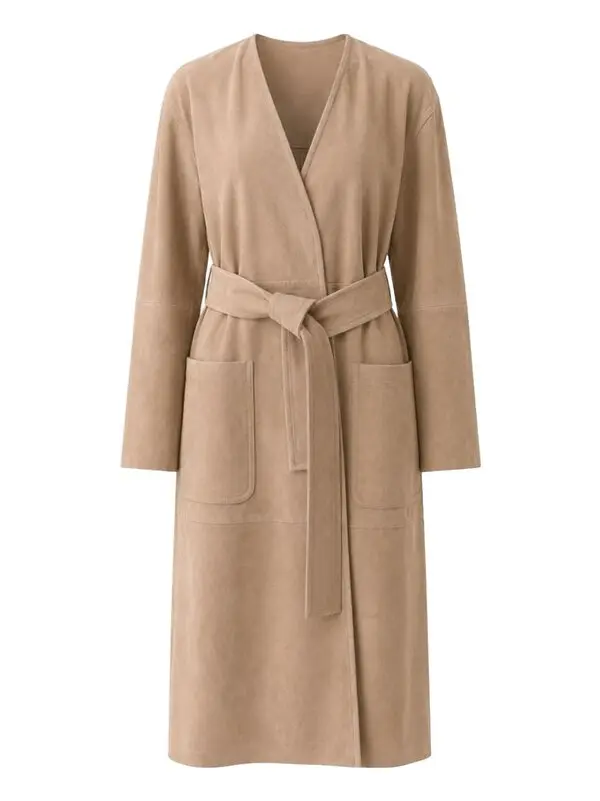 Max Mara Belted Coat - Cream