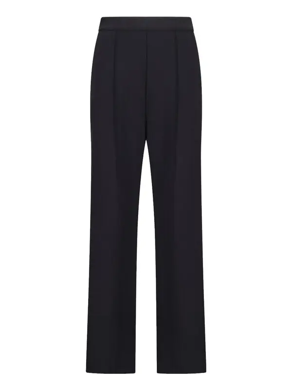 Max Mara Tailored Wide Leg Trousers - Black
