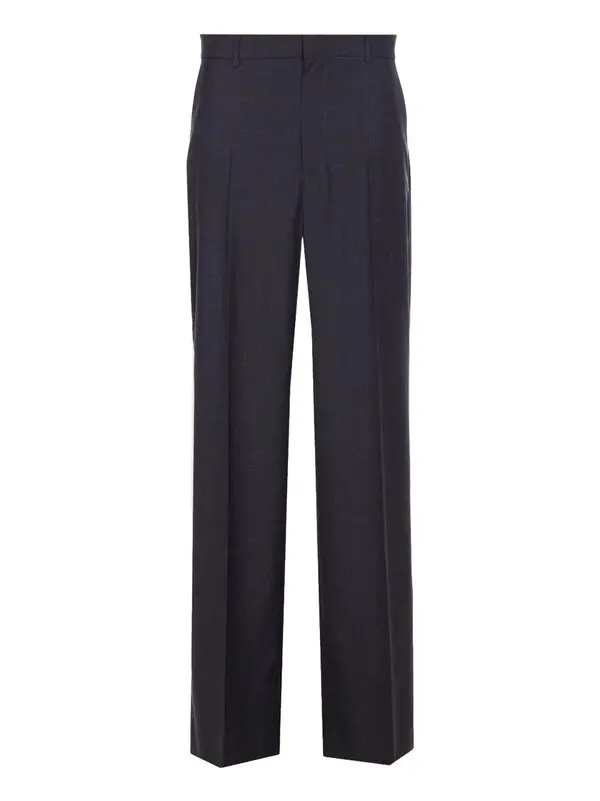Gucci Wool Tailored Trousers - Gray