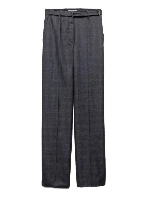 Prada Tailored Belted Trousers - Multicolor