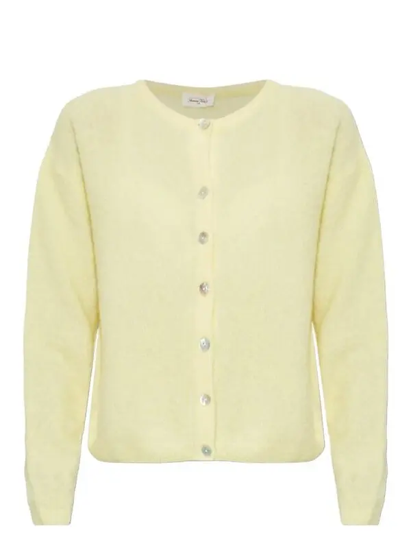 American Vintage Long-sleeve Cardigan - Yellow
