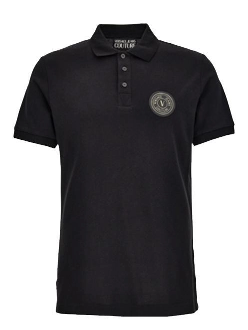 Versace Short-sleeve Polo Shirt - Black