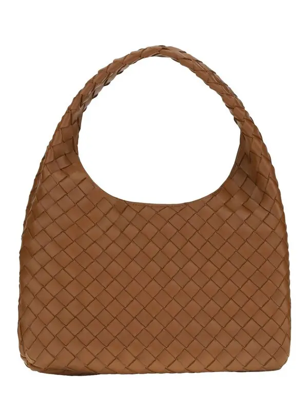 Bottega Veneta Medium Campana Shoulder Bag - Brown