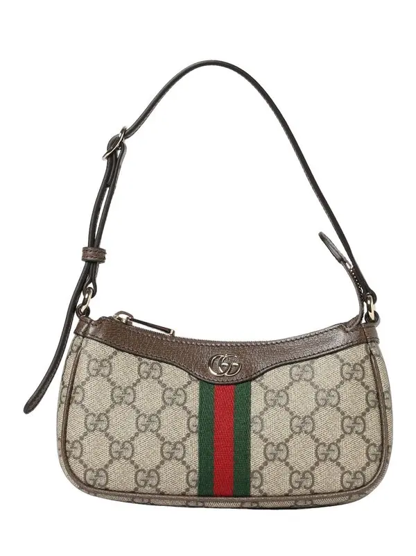 Gucci Monogram Shoulder Bag - Cream