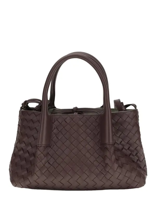 Bottega Veneta Pinacoteca Intrecciato Leather Bag - Brown