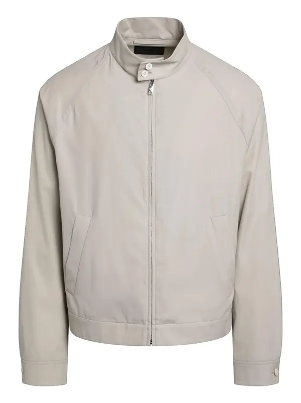 Prada Cotton Zip Jacket - Cream