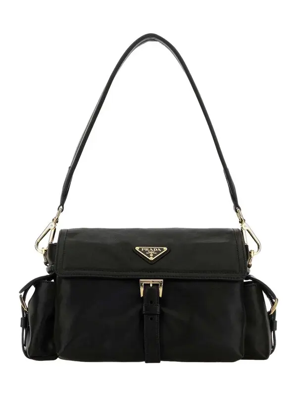 Prada Leather Tote Bag - Black