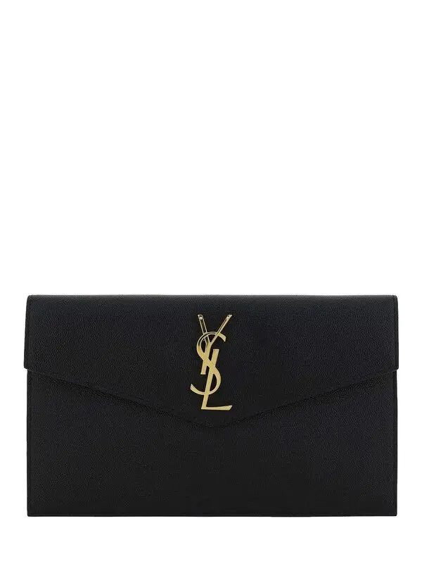 Saint Laurent Monogram Shoulder Bag - Black