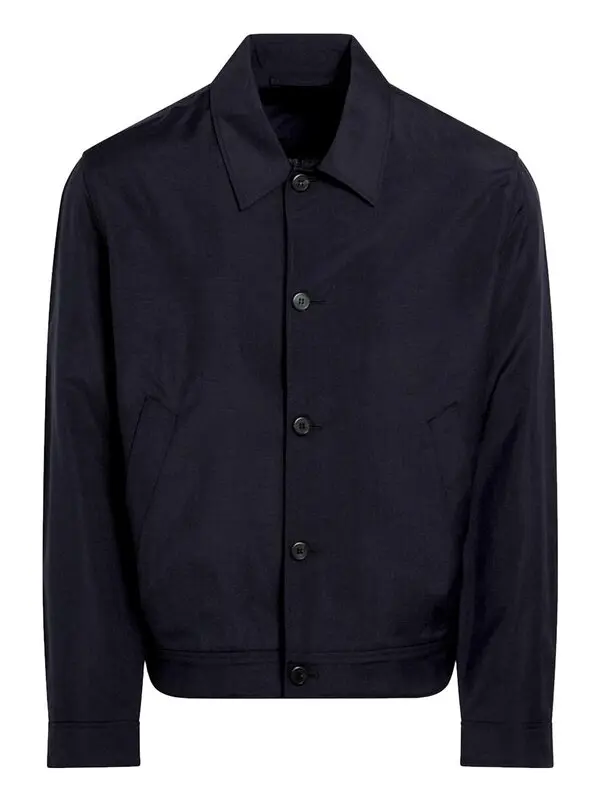 Prada Re-nylon Overshirt - Blue