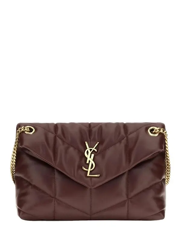 Saint Laurent Quilted Lambskin Shoulder Bag - Multicolor